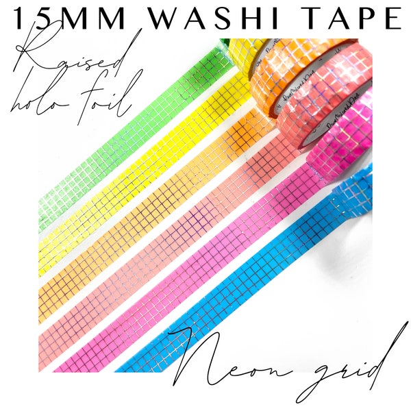 Neon Washi Tape - Etsy