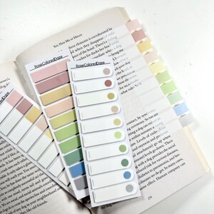 Translucent Page Flags - Set of 10 - Etsy