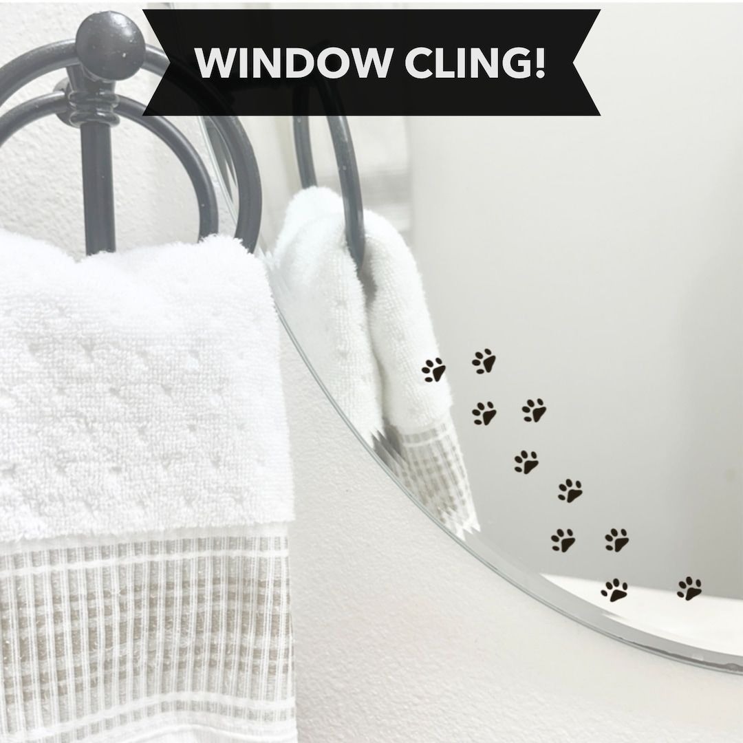 Window Cling Paw Prints - Etsy
