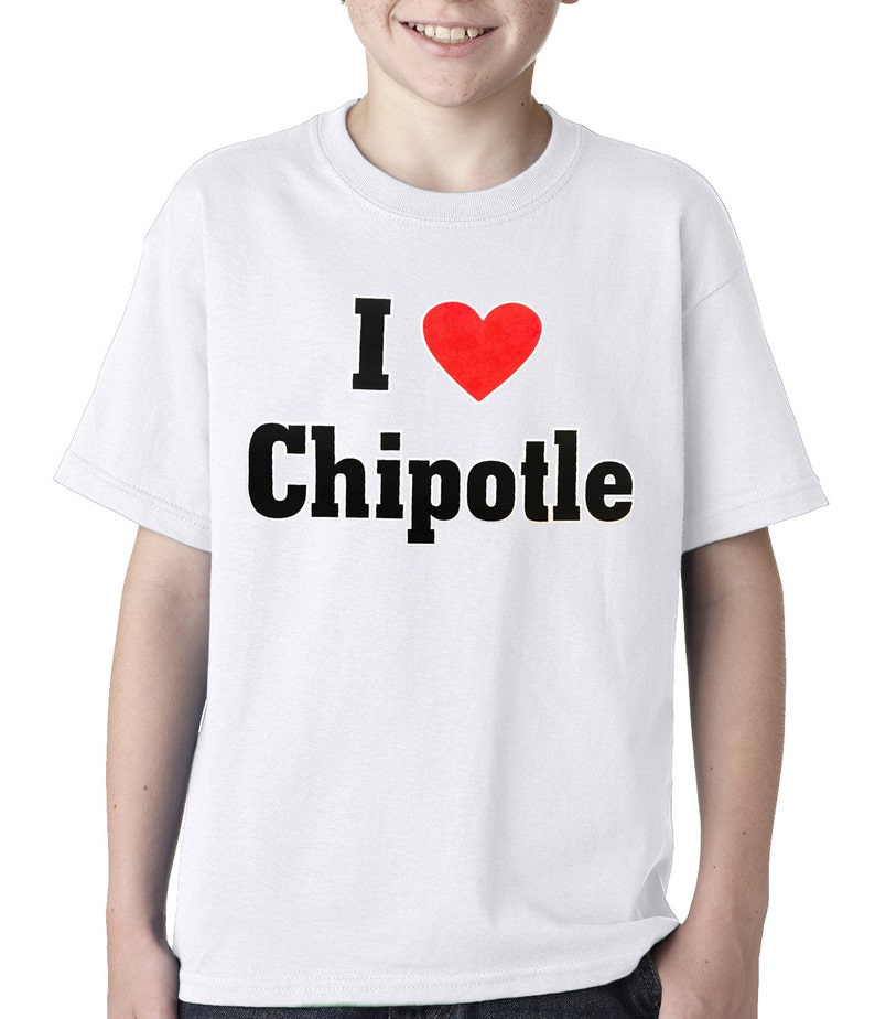 I Love Chipotle Kids T-shirt 1287 - Etsy