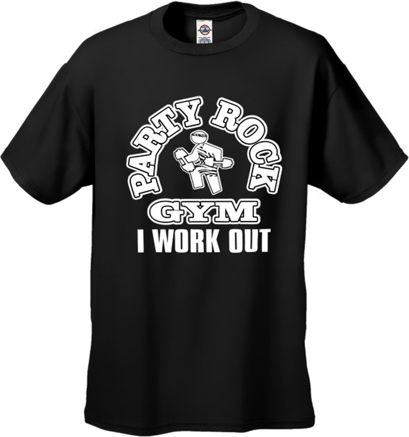 Party Rock Gym I Work Out Men's T-shirt B236 - Etsy