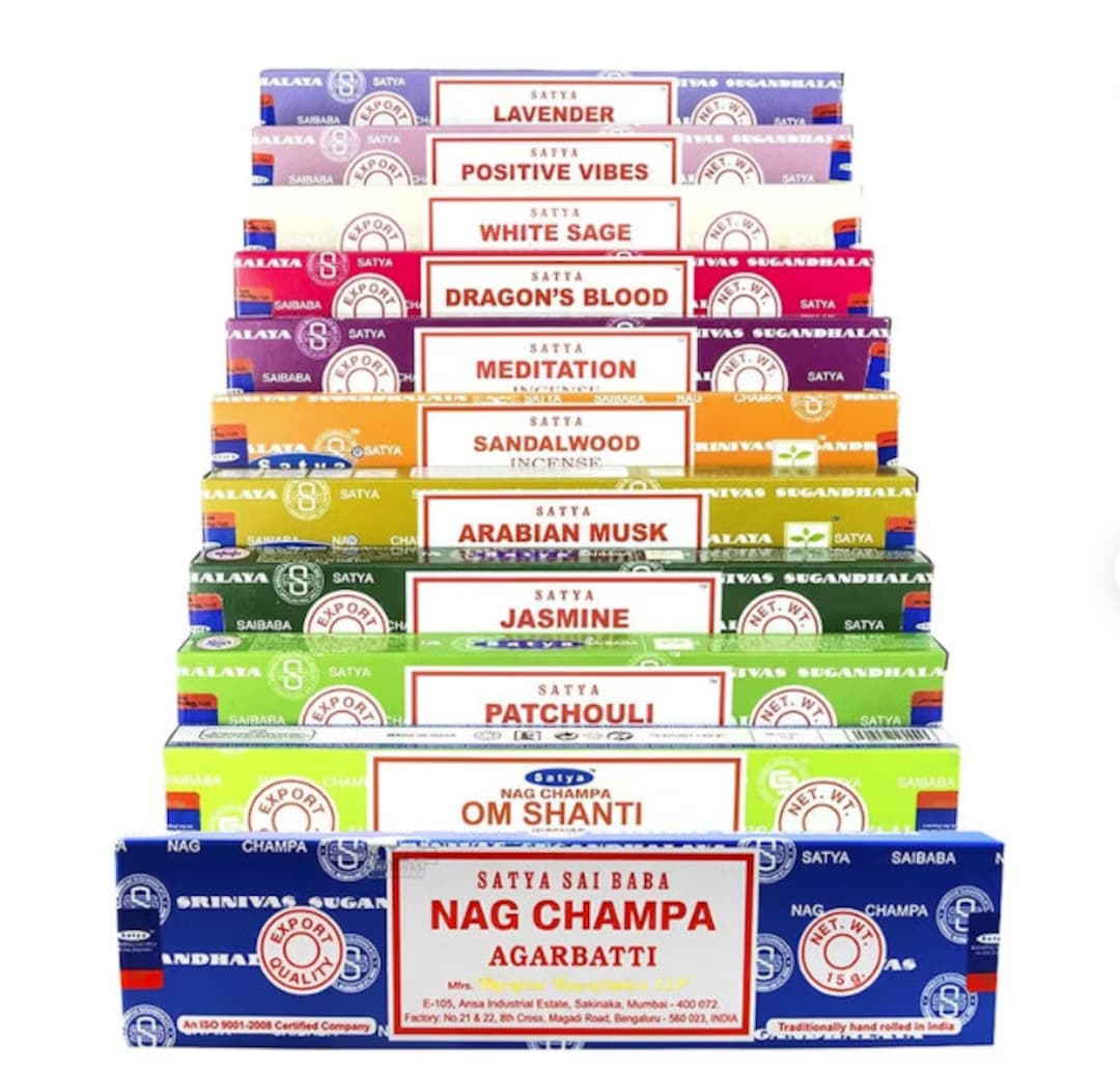 Satya Incense Sticks 15 Gram - Etsy