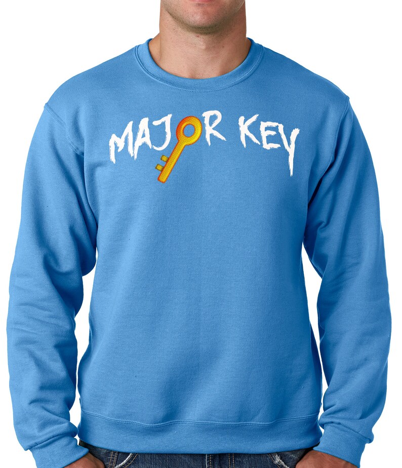 Major Key to Succes Emoji Key Adult Mens Crewneck Sweatshirt | Etsy