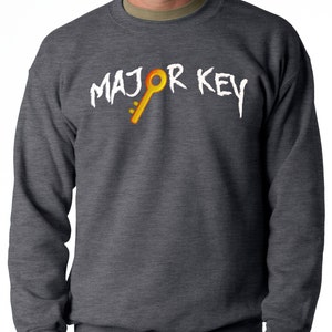 Major Key to Succes Emoji Key Adult Mens Crewneck Sweatshirt 1733 - Etsy