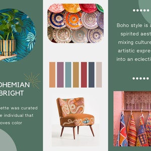 Boho Bright Decor and Palette. Decor Links, Paint Colors and ...