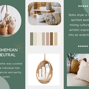 Boho Neutral Decor and Palette. Decor Links, Paint Colors and ...