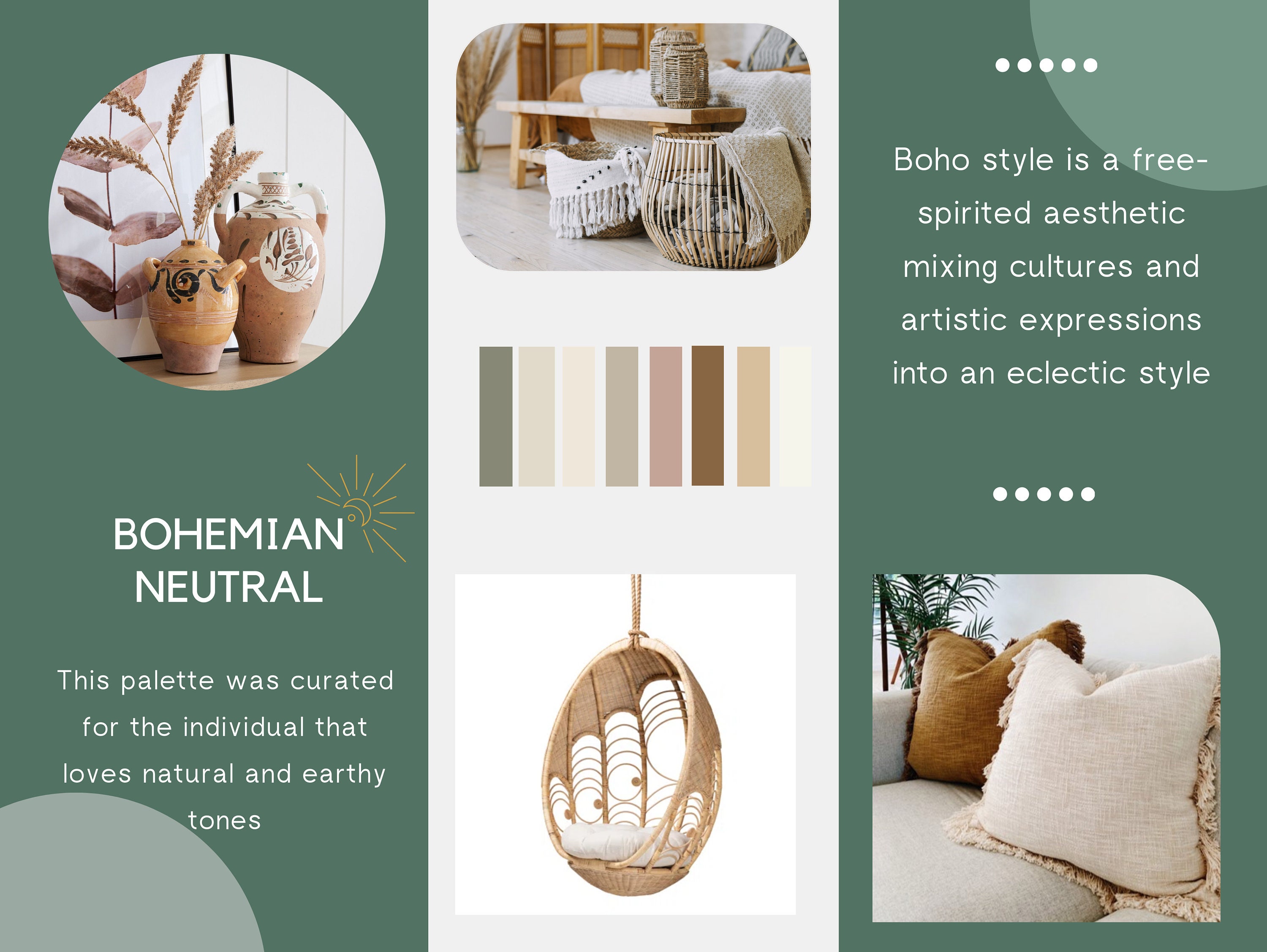 Boho Neutral Decor and Palette. Decor Links, Paint Colors and ...