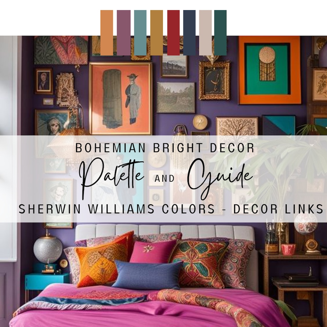 Boho Bright Decor and Palette. Decor Links, Paint Colors and ...