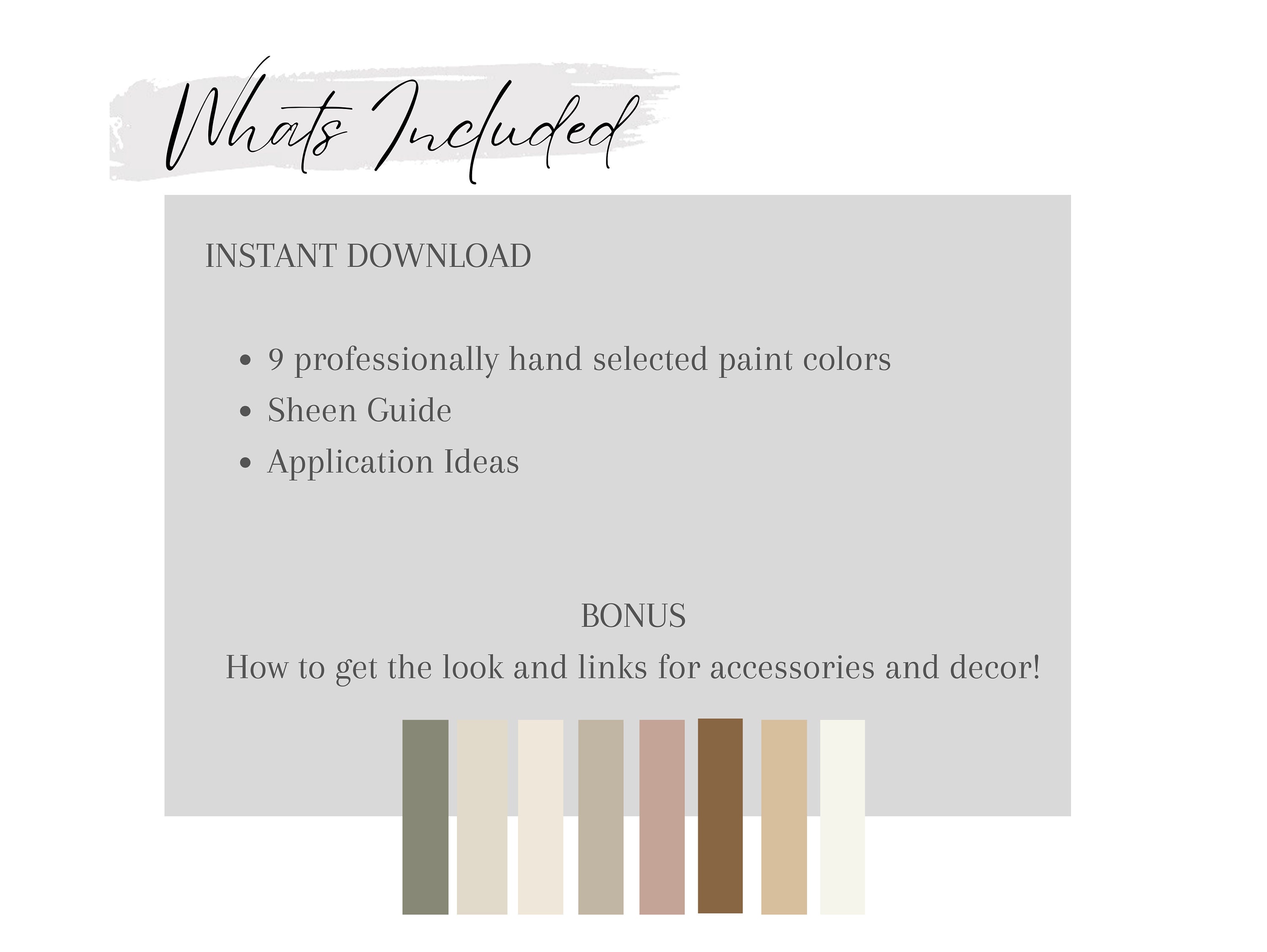 Boho Neutral Decor and Palette. Decor Links, Paint Colors and ...
