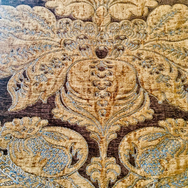 Brown Velvet Renaissance Fabric - Etsy