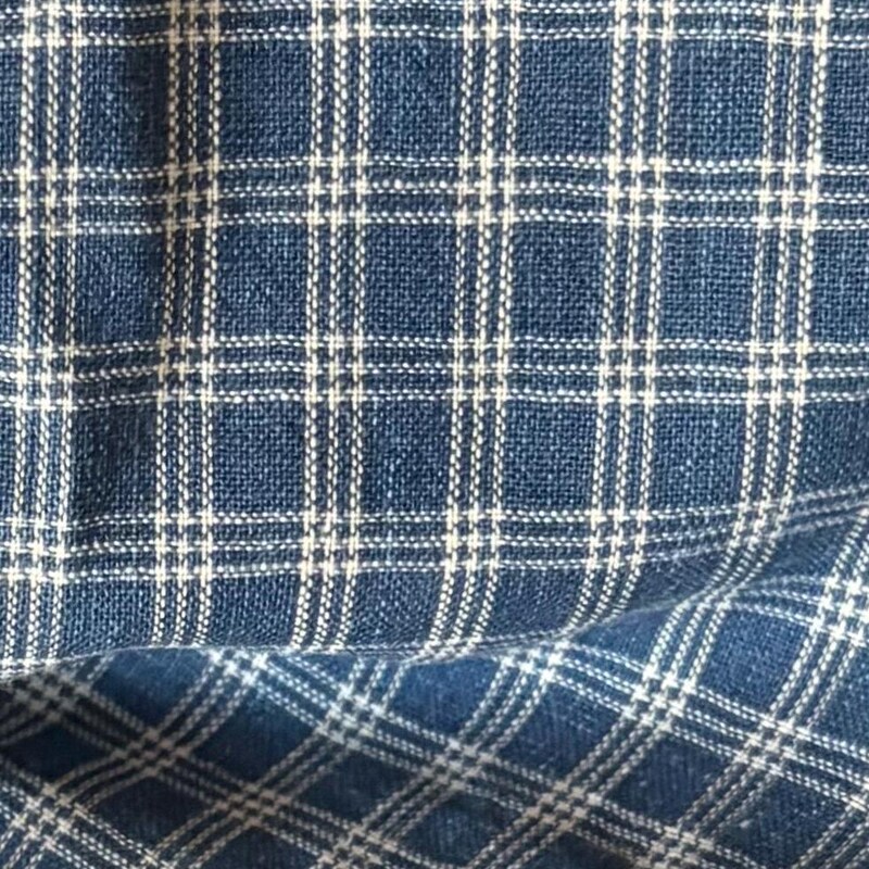 Antique Indigo Plaid - Etsy