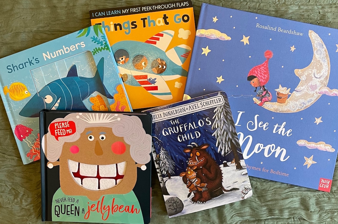 X5 Board Books Bundle for Babies Age 0 - Etsy