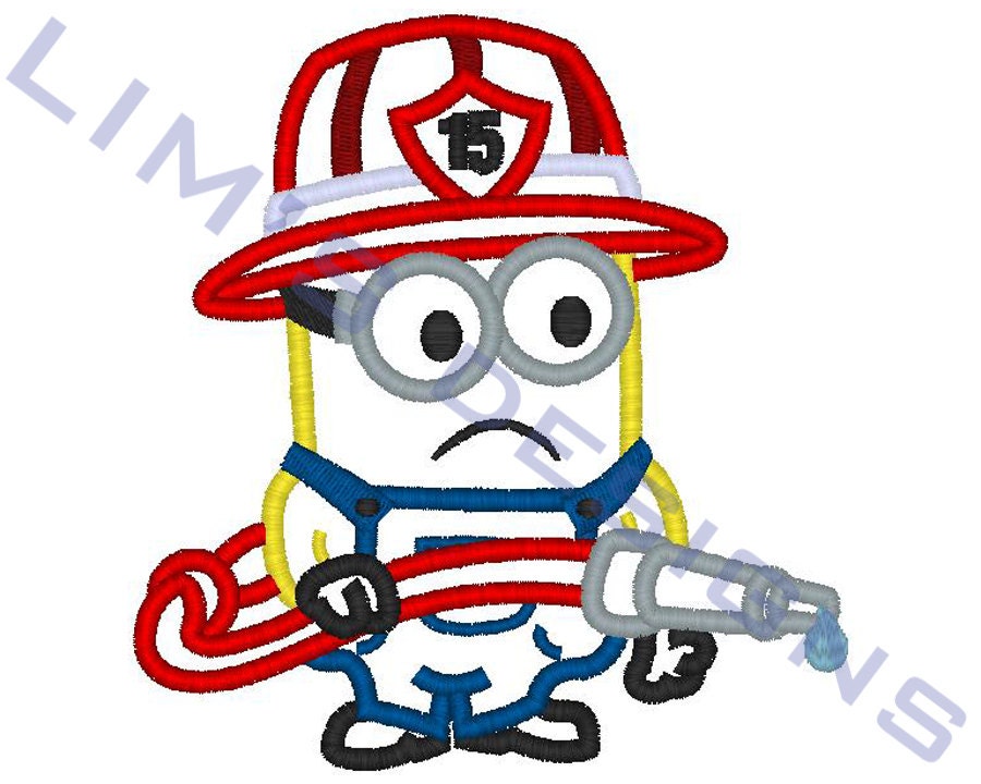 Minion Fireman Costume