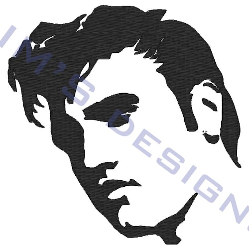 Elvis Presley Embroidery Design - Etsy