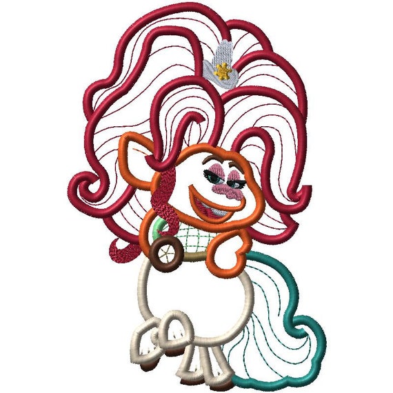 Delta Dawn Troll Applique Machine Embroidery Design 4 Sizes - Etsy
