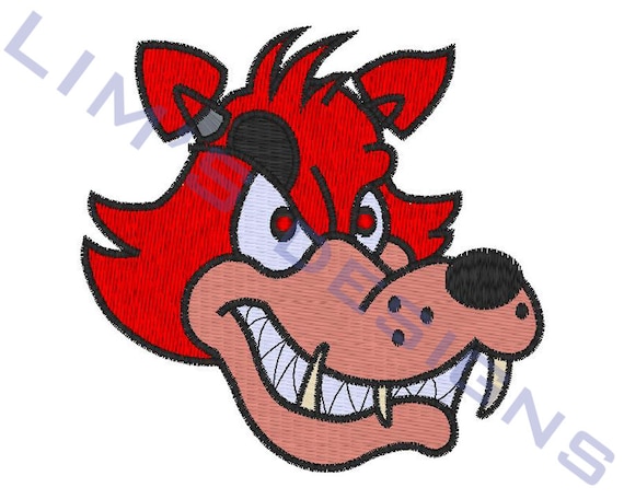 Foxy Machine Embroidery Design Size 4x4 Inch | Etsy