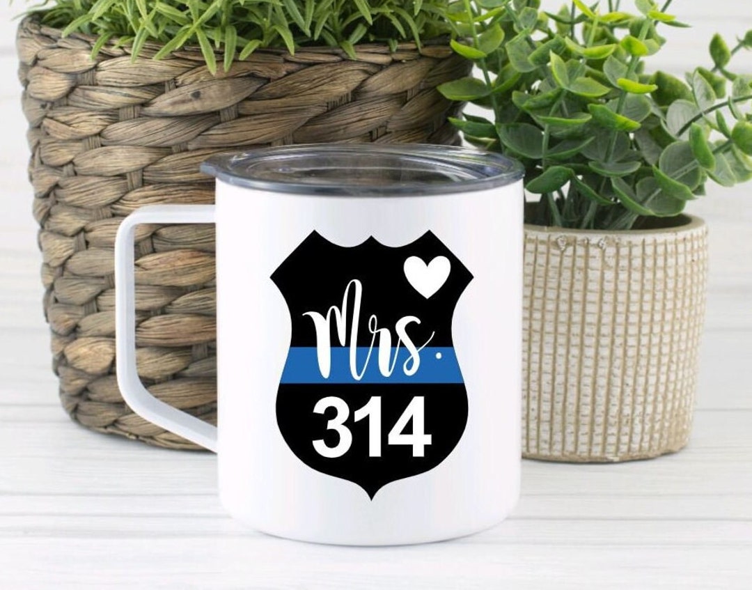 Police Badge Number Decal / Car Window Decal / Love My Police Officer ...