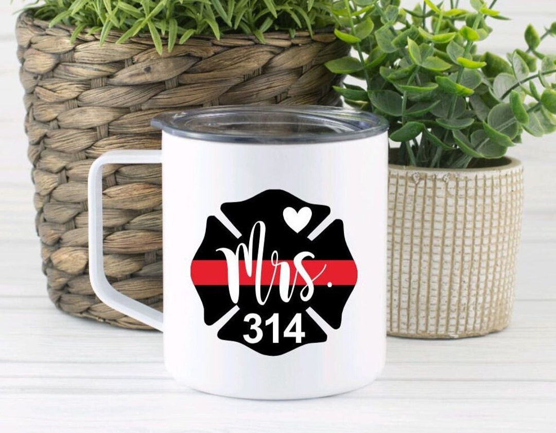 Firefighter Number Decal / Love My Firefighter / Vinyl Decal / Maltese ...