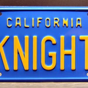 Knight Rider KITT Trans Am KNIGHT KARR Metal Stamped - Etsy