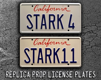 Stark License Plate - Etsy