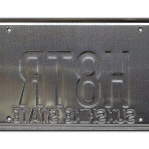 2 Fast 2 Furious Romes Eclipse H8TR Metal Stamped Replica Prop License ...
