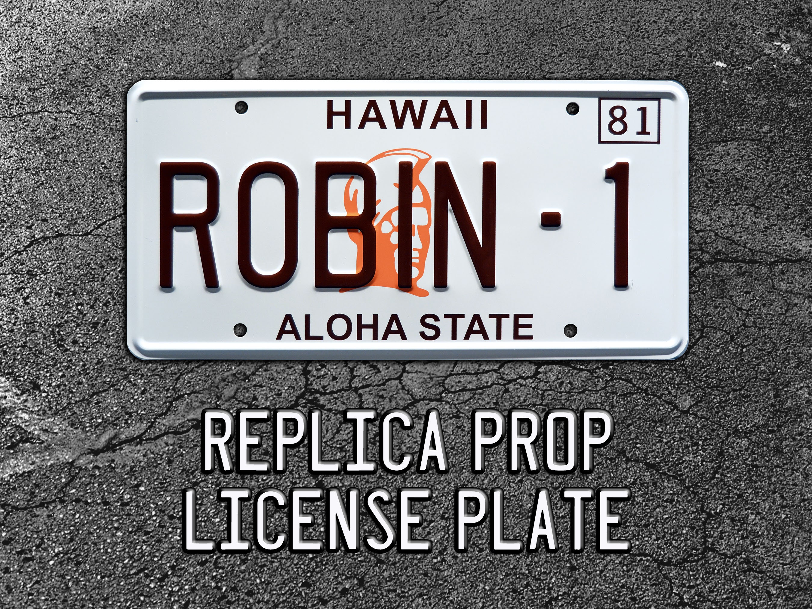 Magnum Pi Ferrari License Plate