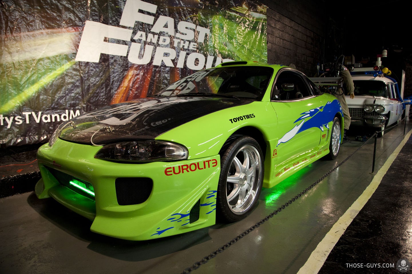 Fast And Furious 1 Paul Walker Green Car