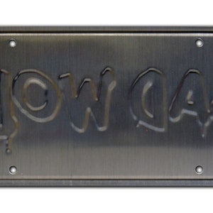 Doctor Who TARDIS BAD WOLF Metal Stamped Replica Prop - Etsy