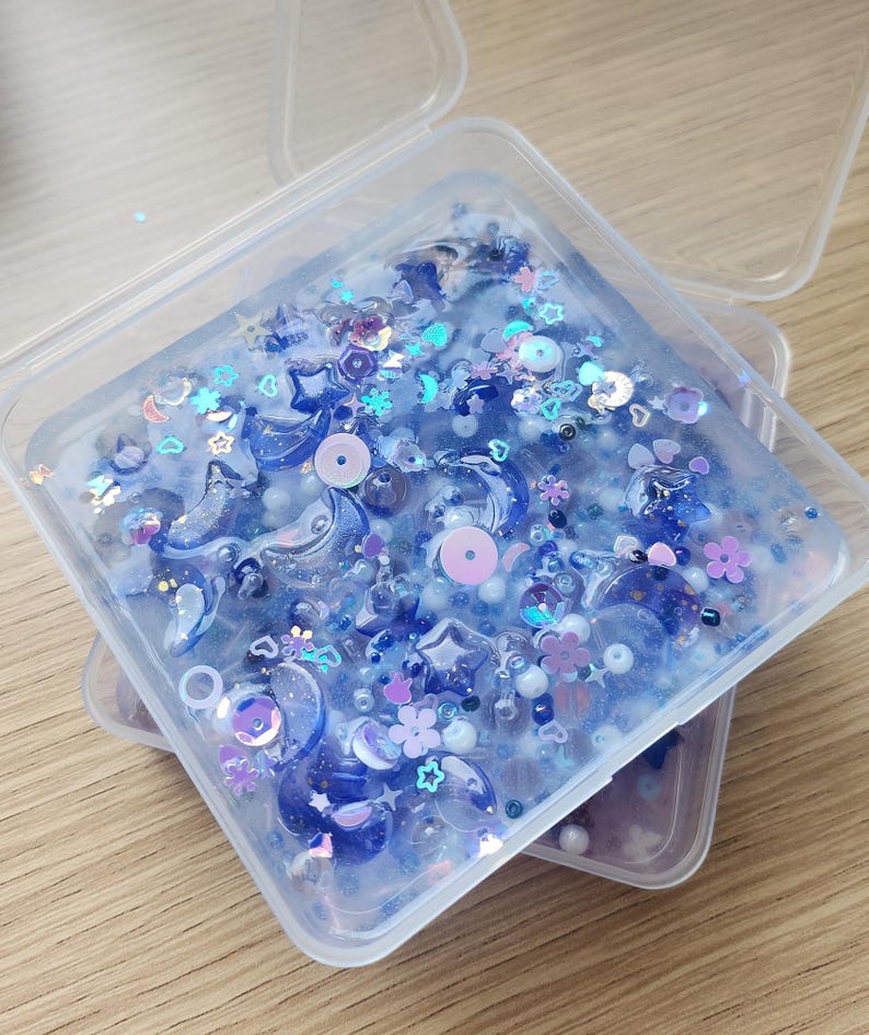 Starry Night Picky Pad With Container, Fidget Pick Palette, Pick Pad ...