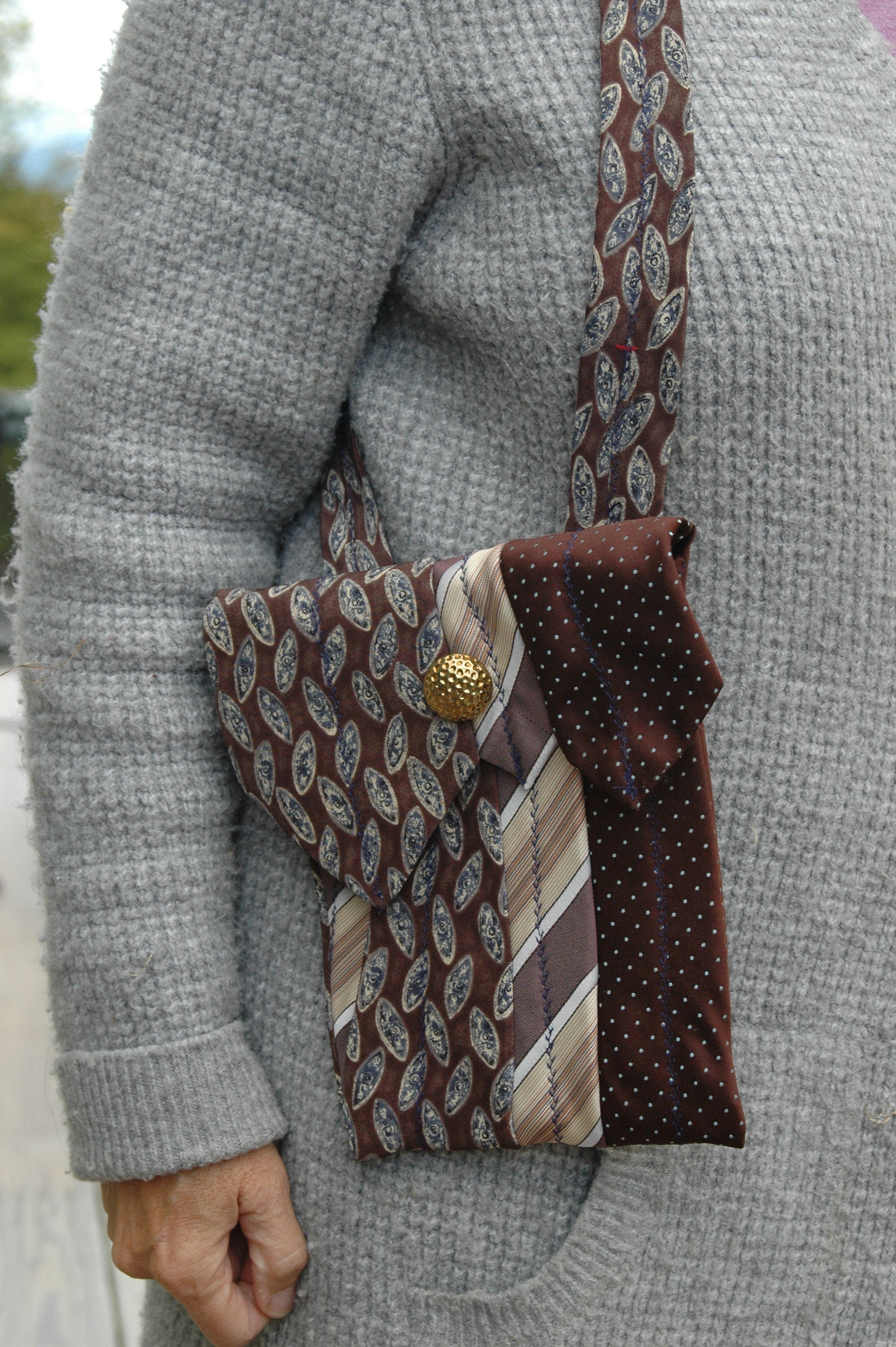 Silk Necktie Purse - Etsy