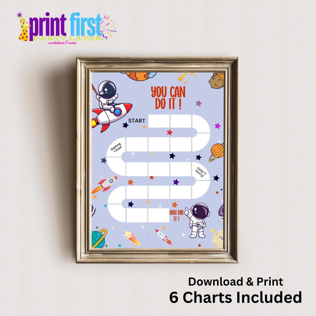 Mermaid Reward Chart BUNDLE | Printable Charts | Daily Habit Tracker ...
