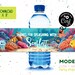 Under the Sea Ocean Water Bottle Label | Ocean Sea Creature Party ...