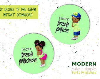 Fresh Prince Birthday Party Drink Labels, Fresh Prince Birthday Fresh ...