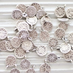 Coin Charm - Etsy