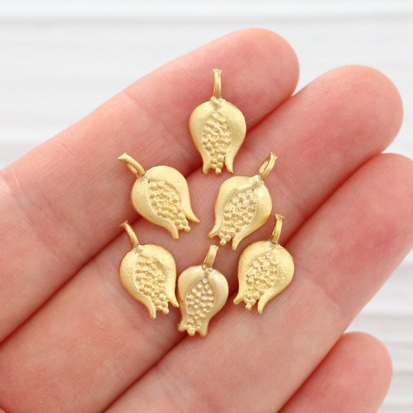 Pomegranate Charm - Etsy