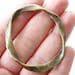 2pc Large Antique Gold Ring Pendant, Metal Ring Connectors, Hoops ...
