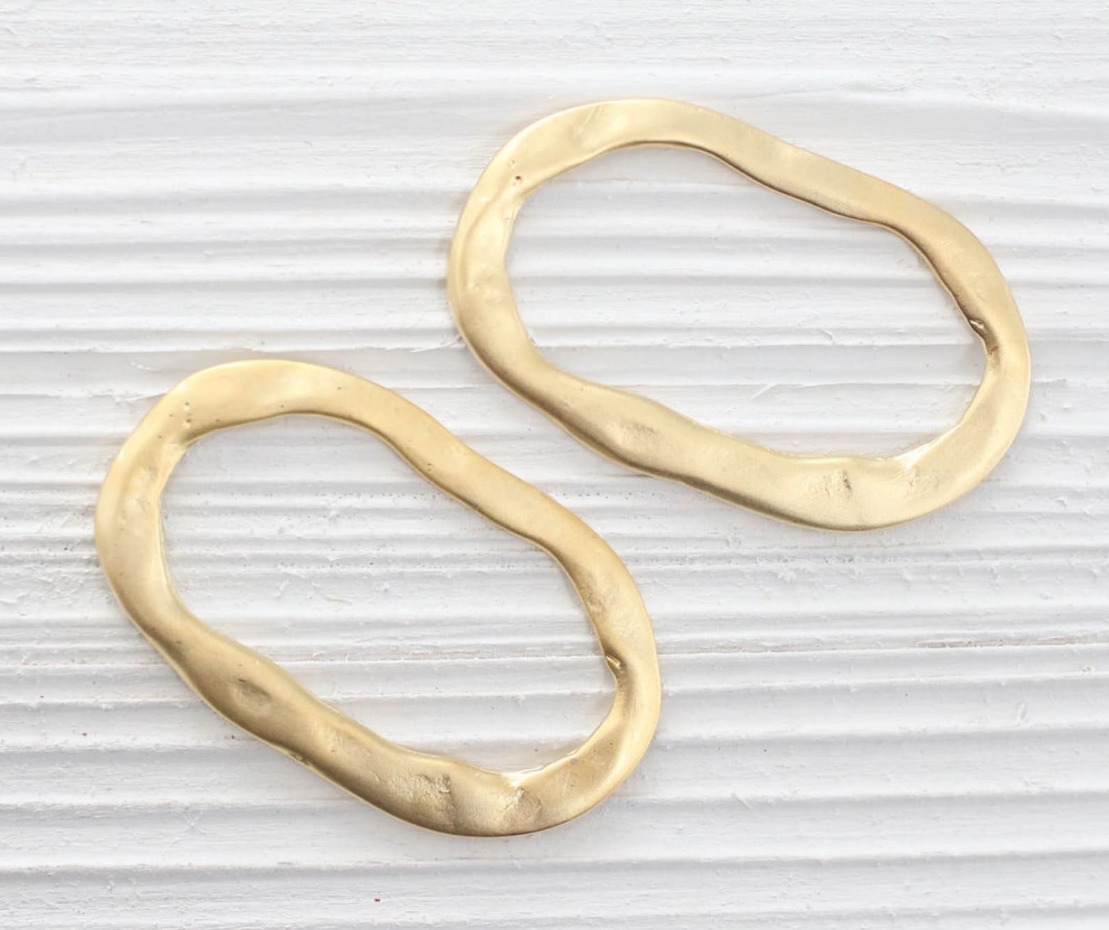 2pc Gold Ring Connectors Gold Link Ring Pendant Large Ring - Etsy