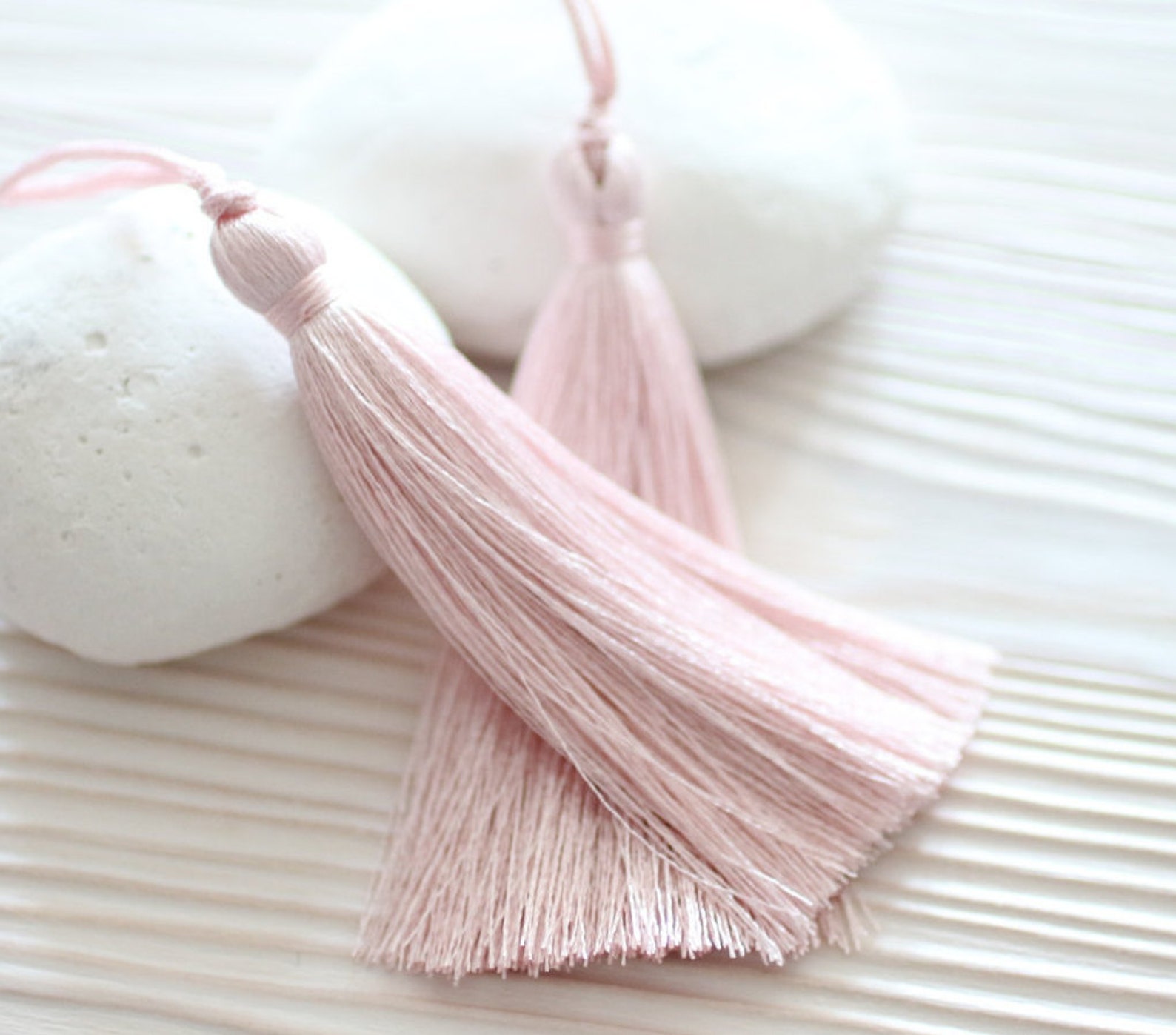 Pink Silk Tassel Large Tassels Pale Pink Tassel Pillow - Etsy