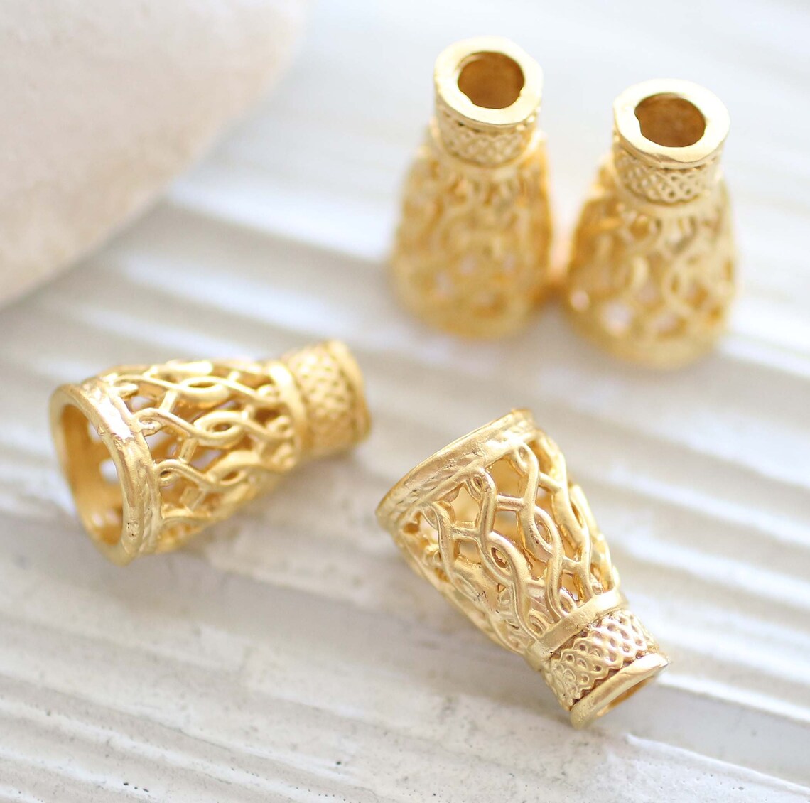 2pc Tassel Caps for Jewelry Making Bead Caps for Tassel Bead - Etsy