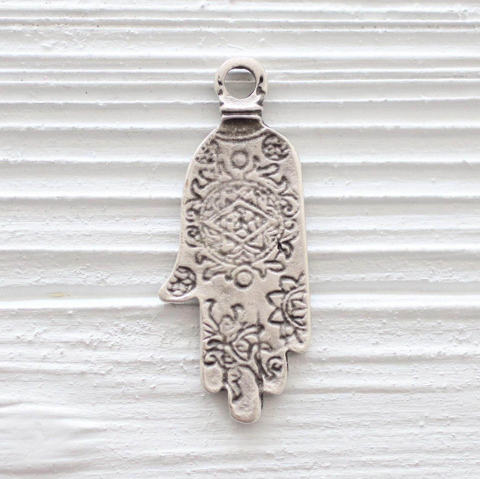 Silver Hamsa Pendant Large Hamsa Silver Pendants Hamsa - Etsy