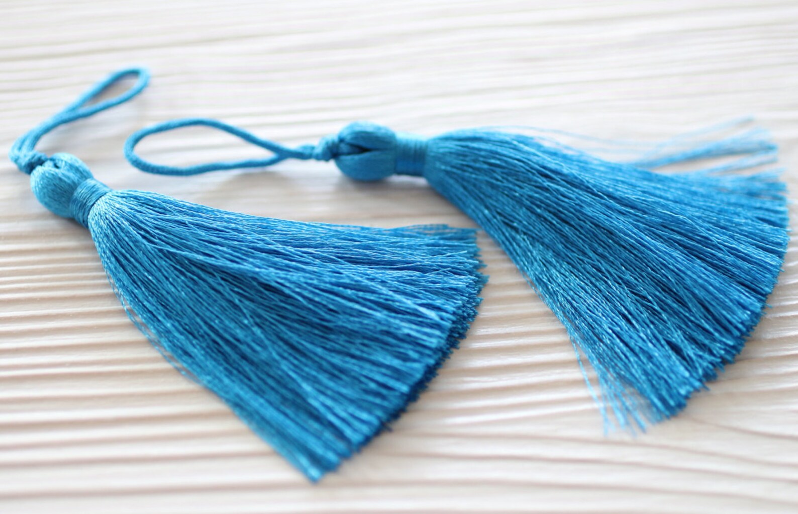 Silk Tassel, Blue Tassel, Large Tassels, Tassel, Turquoise Tassel ...