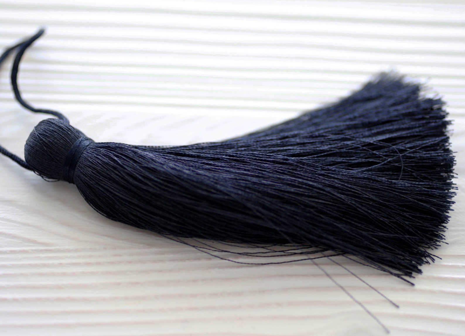 Navy Blue Silk Tassel Extra Large Tassels Thick Silk Tassel - Etsy