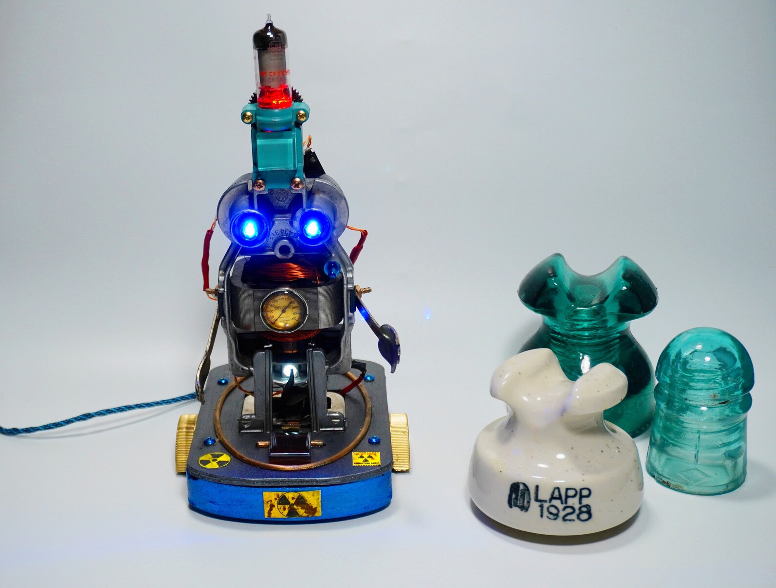 Junk Art Robot Powered by 5v USB - Etsy