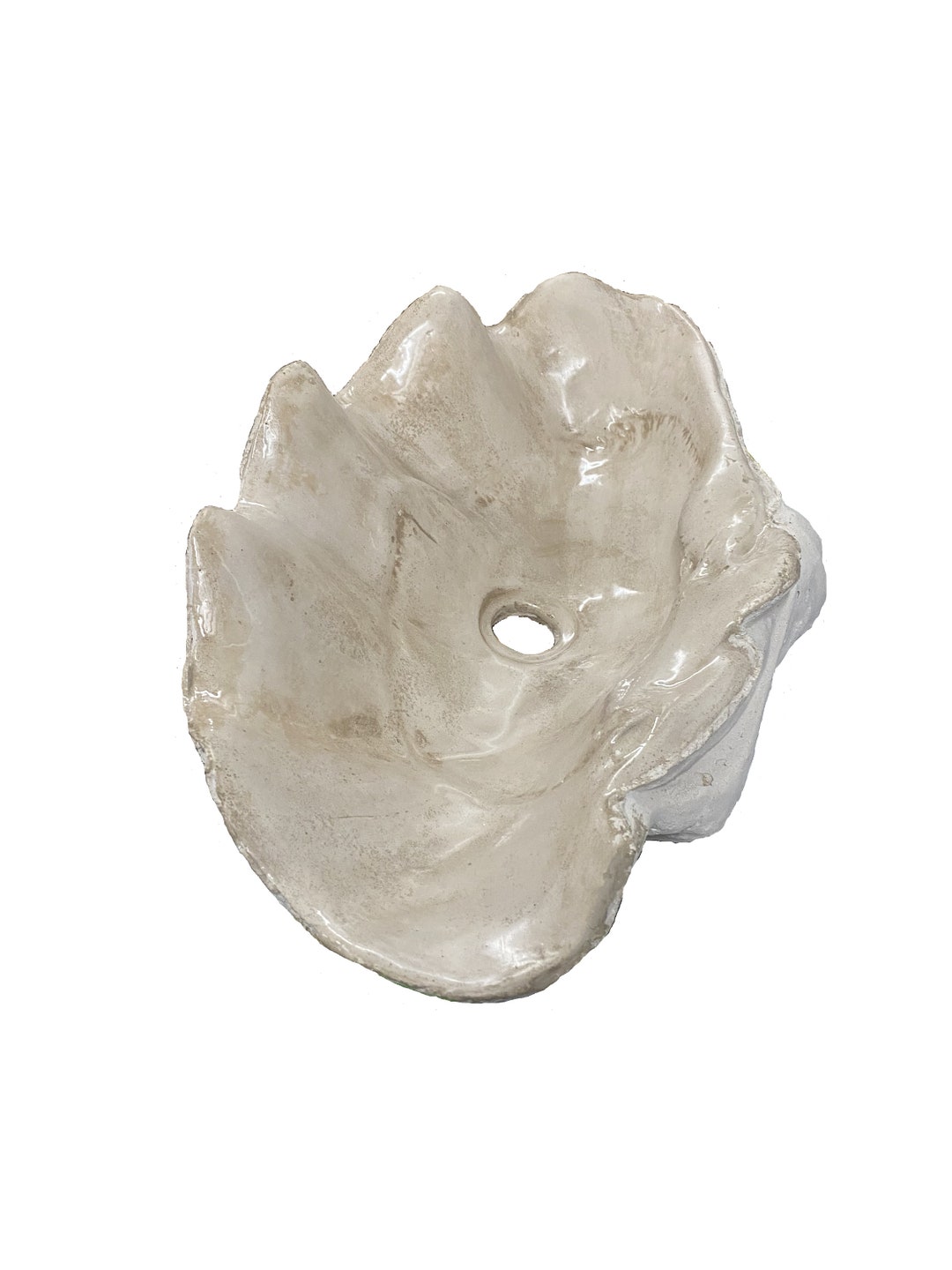 Sandstone Seashell Clam Beach Lake Bathroom Vessel Sink - Etsy