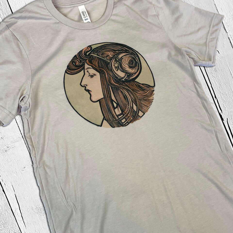Alphonse Maria Mucha Art Nouveau Graphic Tee sold by Ivan Atanasov ...