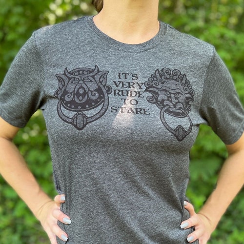 It's Very Rude to Stare Labyrinth Funny Door Knocker - Etsy