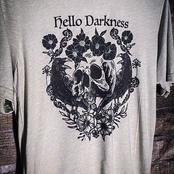 Hello Darkness My Old Friend Shirt - Etsy