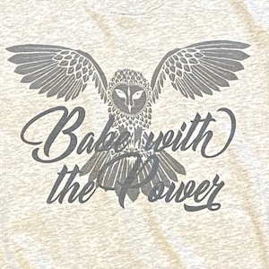 The Babe With the Power Shirt, Blue or Grey, Labyrinth Shirt - Etsy