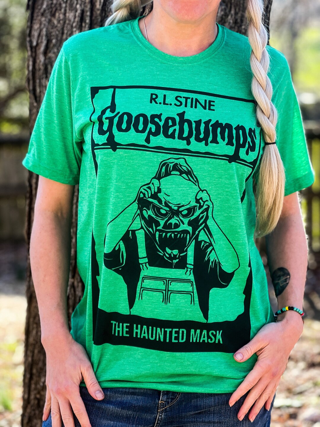 Goosebumps Book Cover Tee the Haunted Mask - Etsy