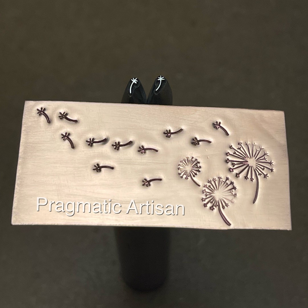 Tiny Fluffs! Dandelions. Metal Hand Stamp. - Etsy